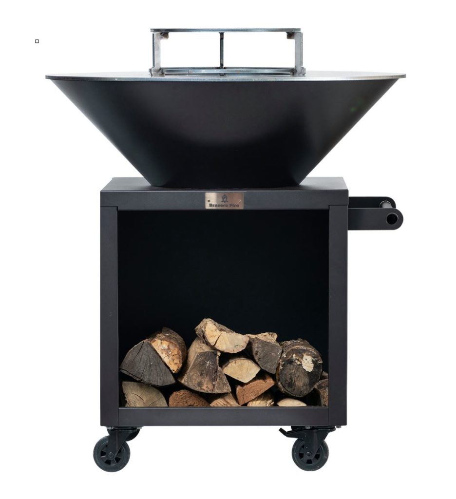 BRASERO FIRE BLACK XL 650 - Porte SAS Lyon 100 % français
