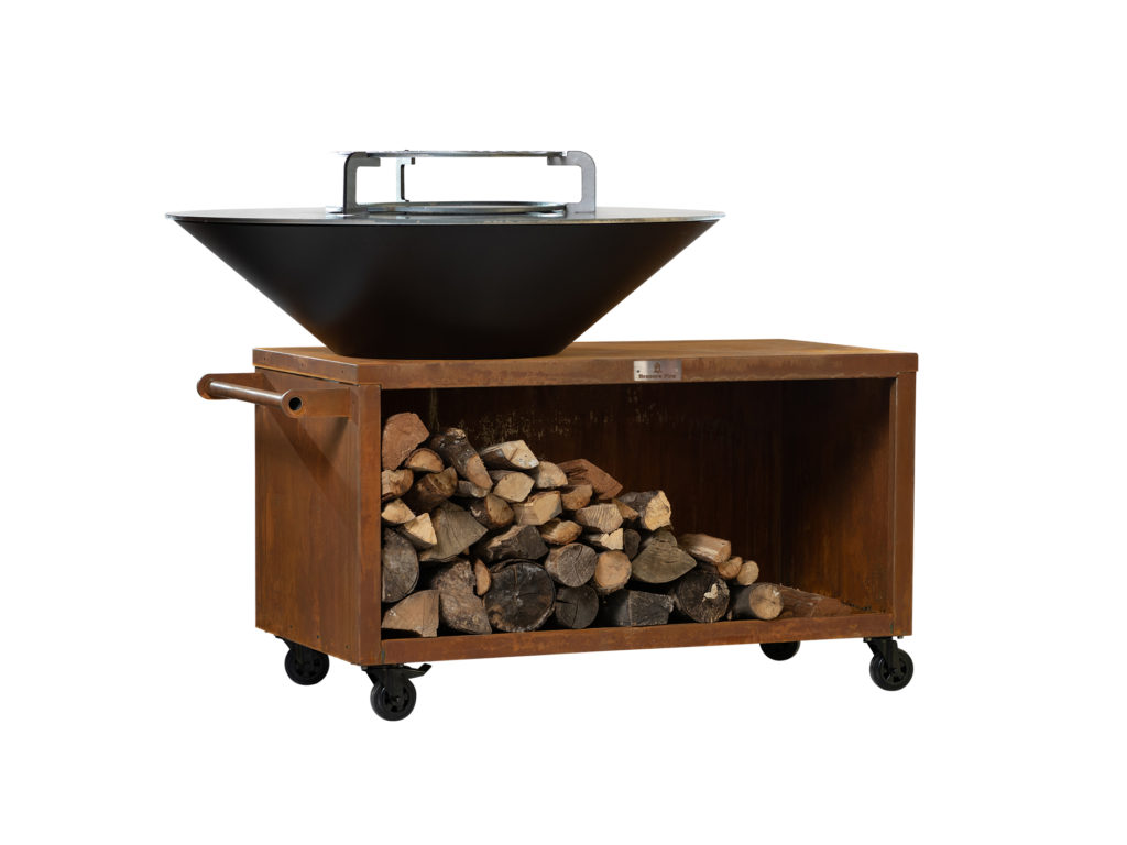 BRASERO FIRE CORTEN Pro XL - Porte SAS