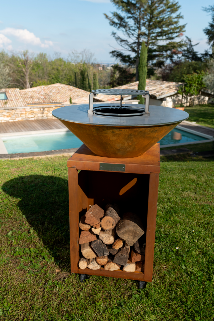Brasero Fire, un brasero plancha made in france - Porte SAS